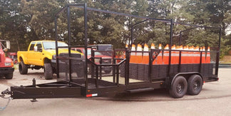 Traffic Control Cone & Equipment Trailer – APE BUILT
